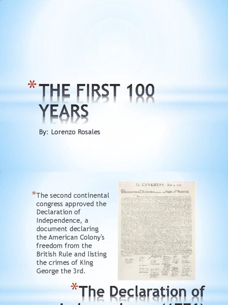 The First 100 Years | PDF | Telegraphy | The United States