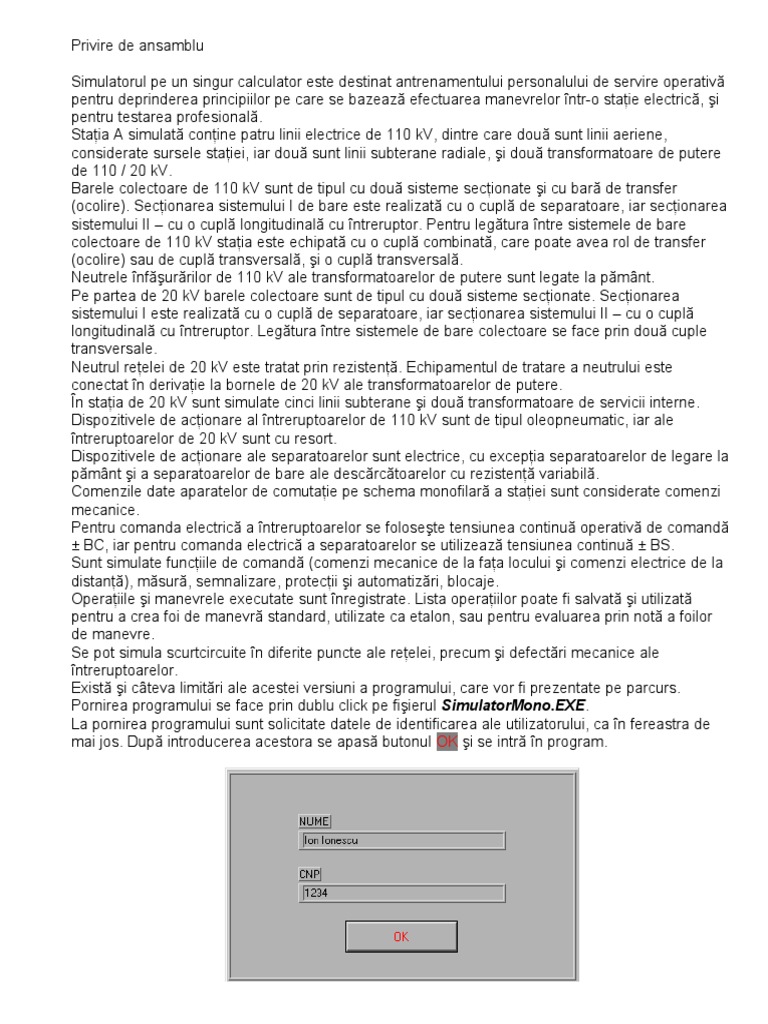 Manual Simulator de Manevre | PDF