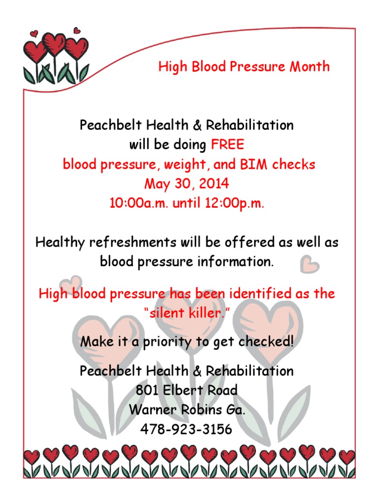 Free Health Checks for Seniors | PDF