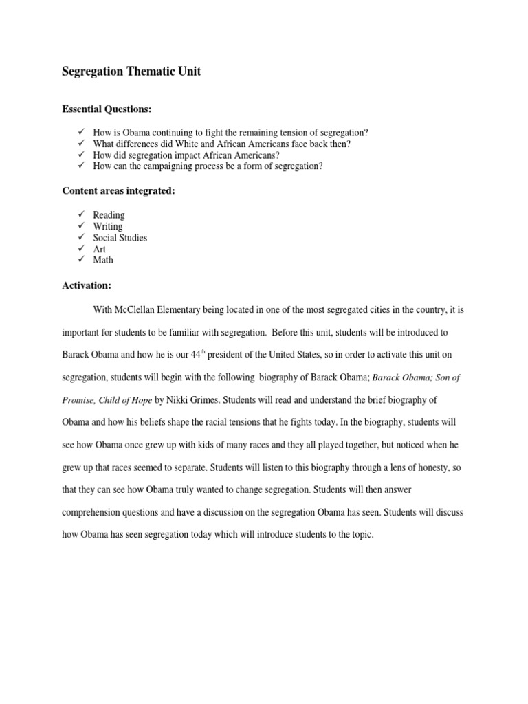 Segregation Unit For Website | PDF | Educational Assessment | Reading ...