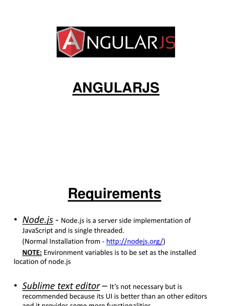 Angular Js | PDF | Angular Js | Java Script Angular Js | PDF | Angular Js | Java Script