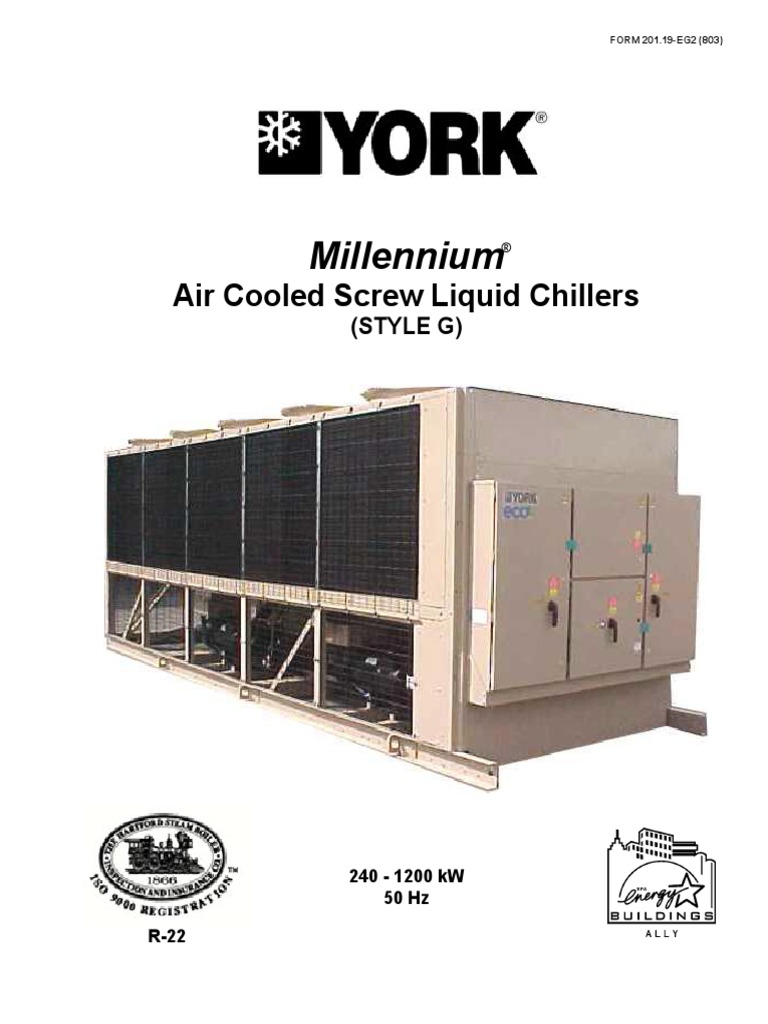 York Chiller | PDF | Heat Exchanger | Building Automation