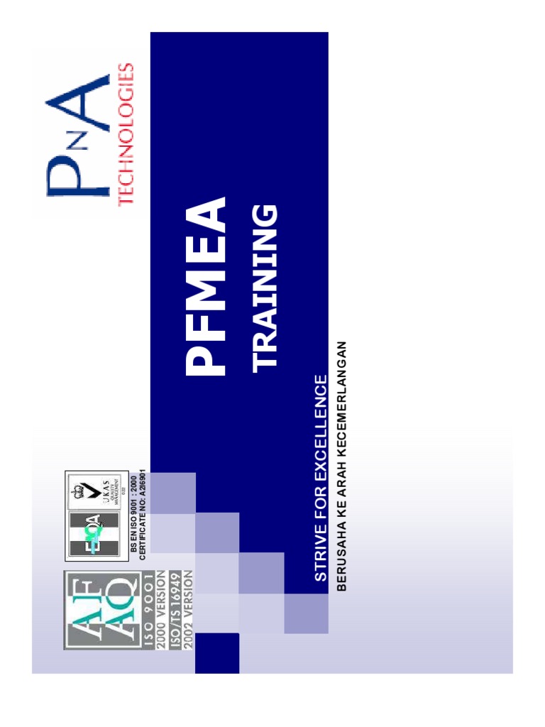 Fmea - Training Manual | PDF | Systems Theory | Engineering