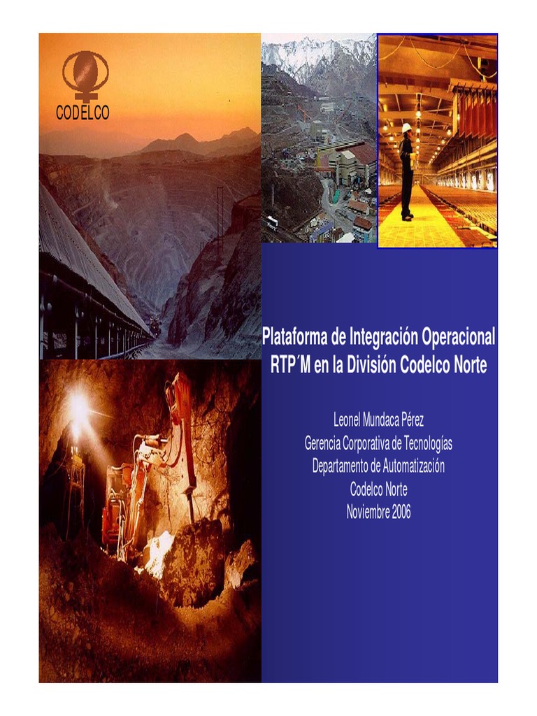 Plataforma de Integración en Codelco Norte | PDF | Metalurgia | Industrias