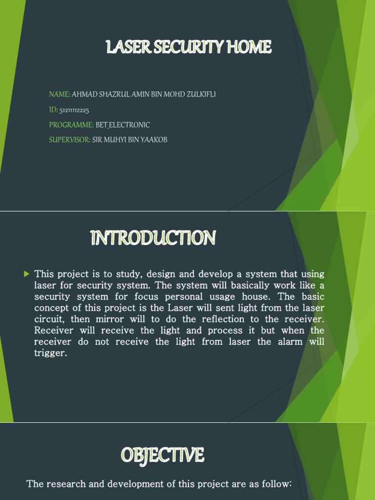 Laser Security Home | PDF | Security Alarm | Laser