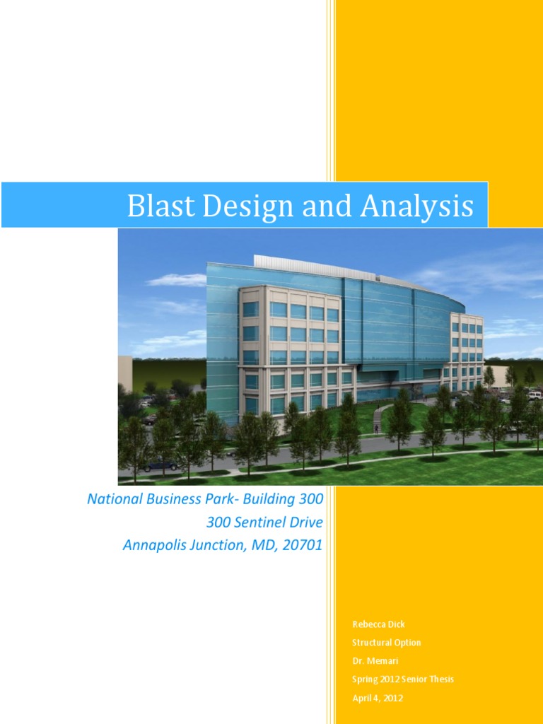 Blast Design and Analysis | PDF | Framing (Construction) | Strength Of ...