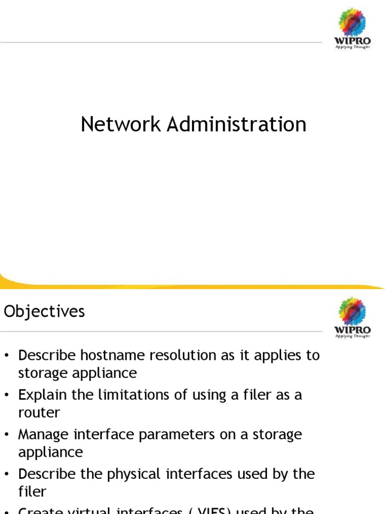 Netapp Storage Network Administration | PDF | Domain Name System ...