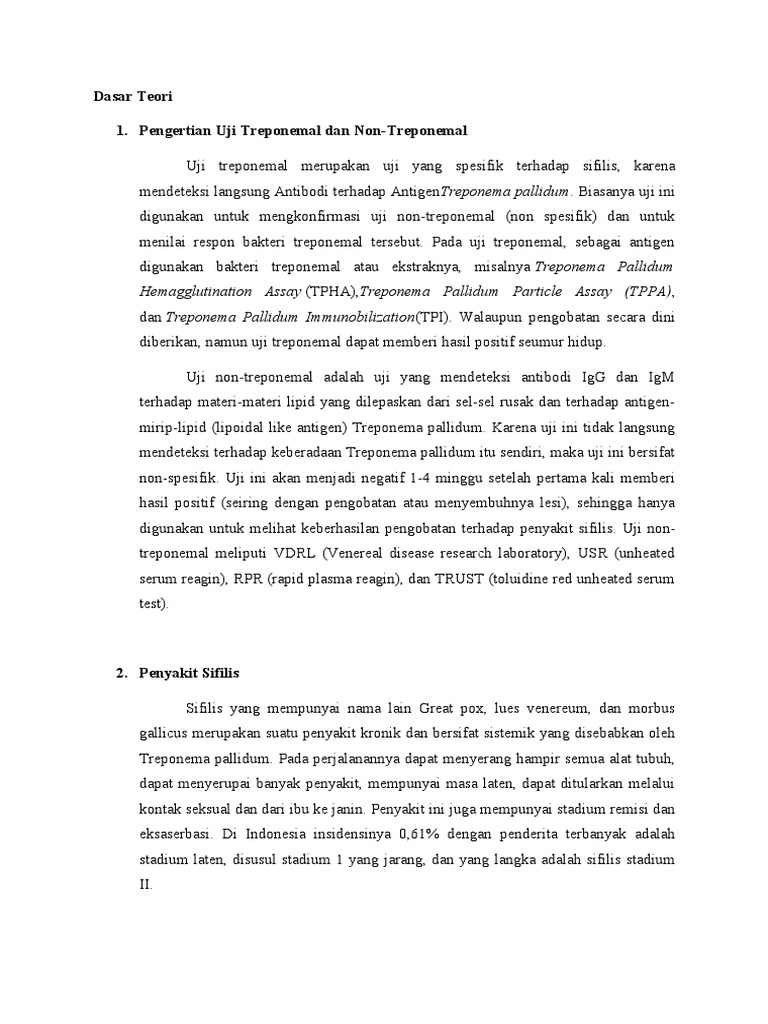 Dasar Teori TPHA | PDF