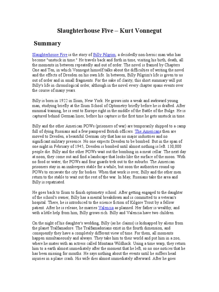 Slaughterhouse 5 | PDF | Kurt Vonnegut