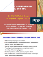 Tabel Rencana Sampling MIL-STD-105E | PDF