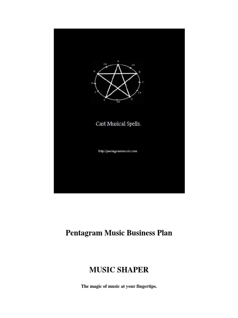 Pentagram Music Business Model Overview | PDF | Sales | Marketing