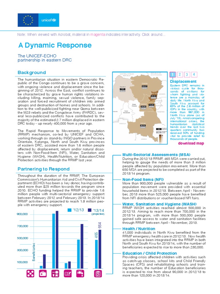 Unicef-Echo Interactive en | PDF | Democratic Republic Of The Congo ...
