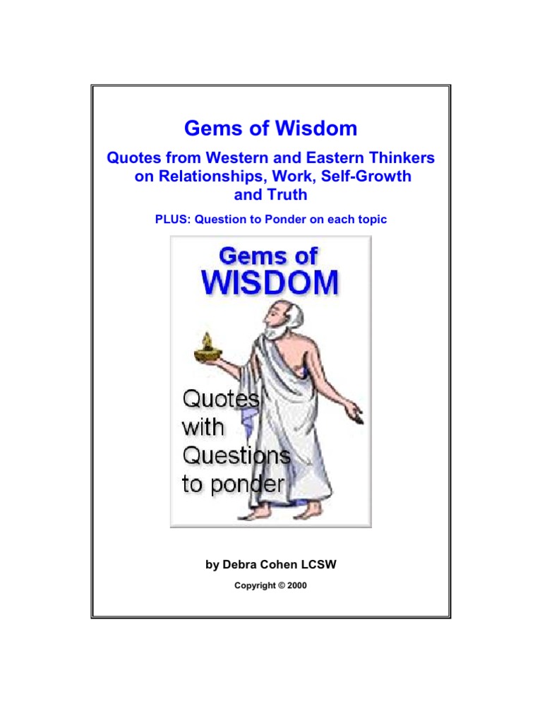 Quotes & Gems of Wisdom | PDF
