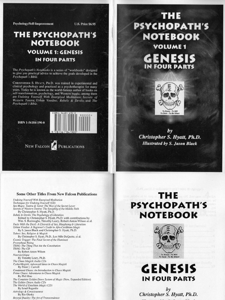 Hyatt, Christopher - The Psychopaths Notebook | PDF