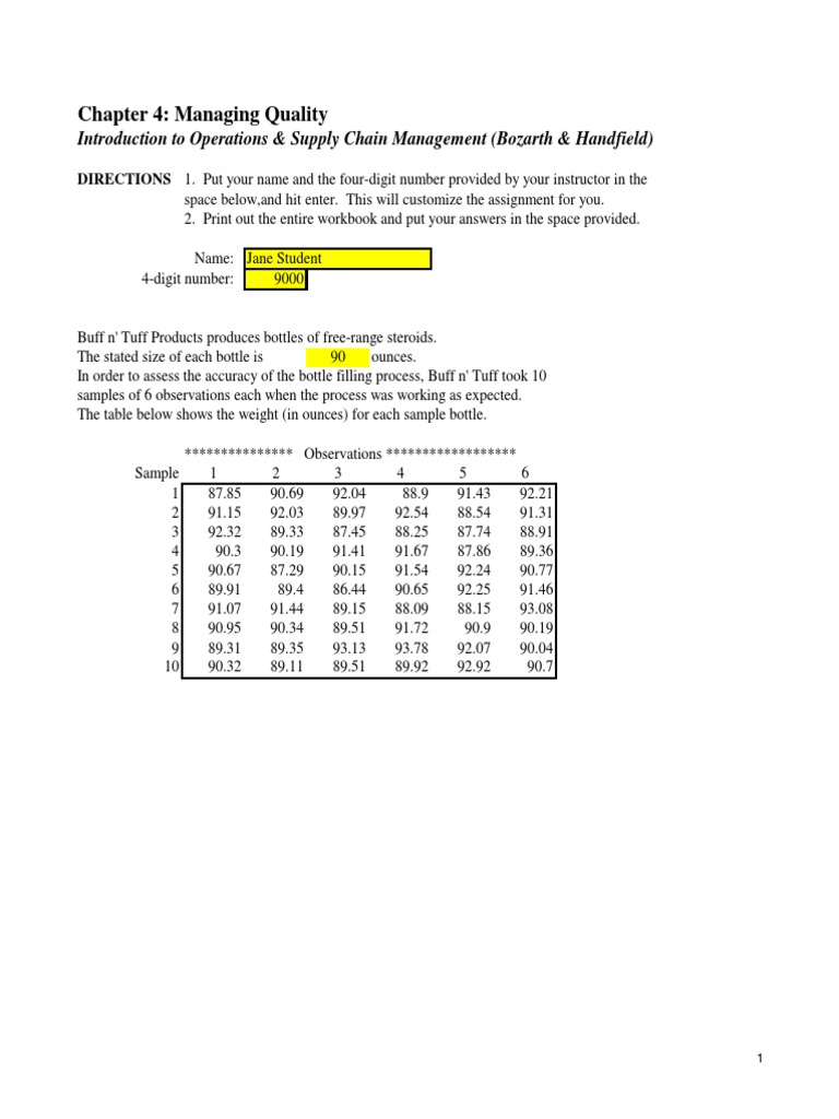 Quality Management & Control Charts | PDF | Technology & Engineering
