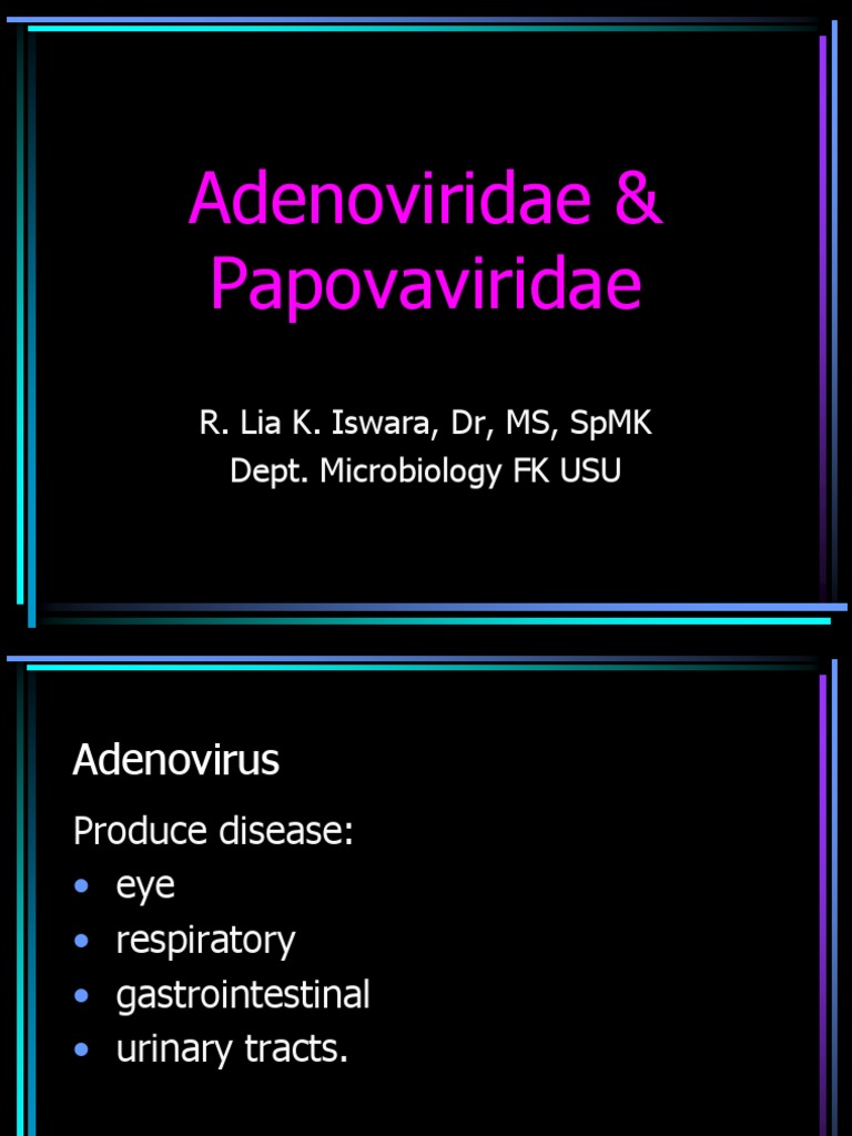 Adenovirus & Papovavirus Overview | PDF | Cervical Cancer | Cancer