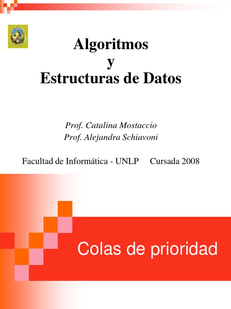 Colas de Prioridad | PDF | Conceptos matemáticos | Datos de computadora