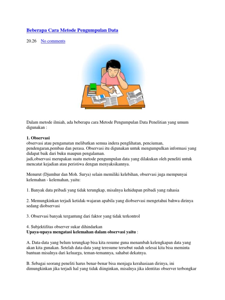 Metode Pengumpulan Data