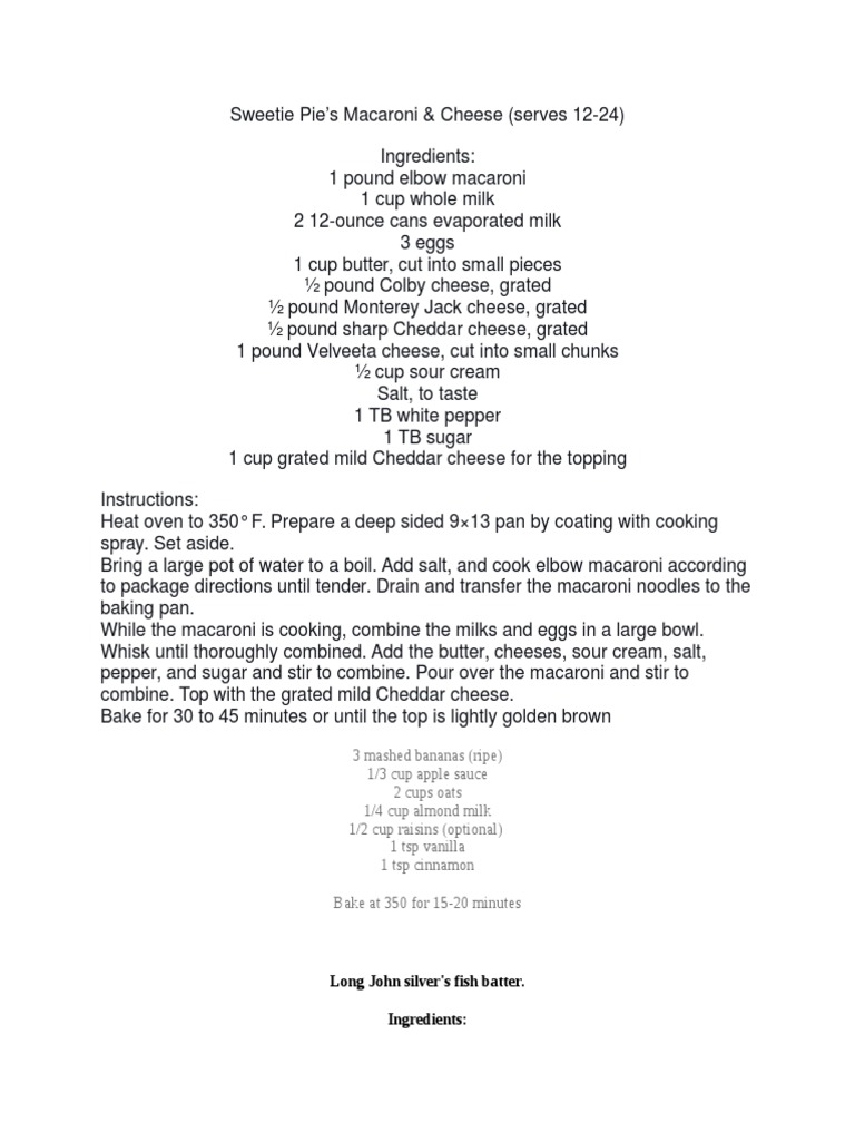 Random Recipes | PDF | Baking | Cakes