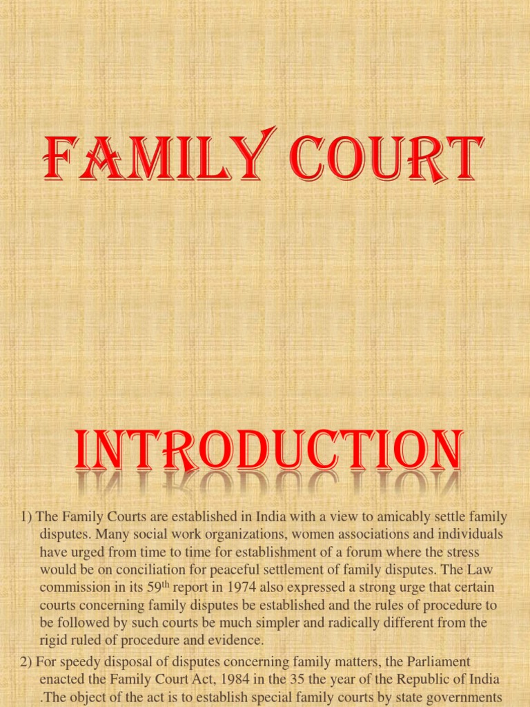 Family Court | PDF | Family Court | Annulment