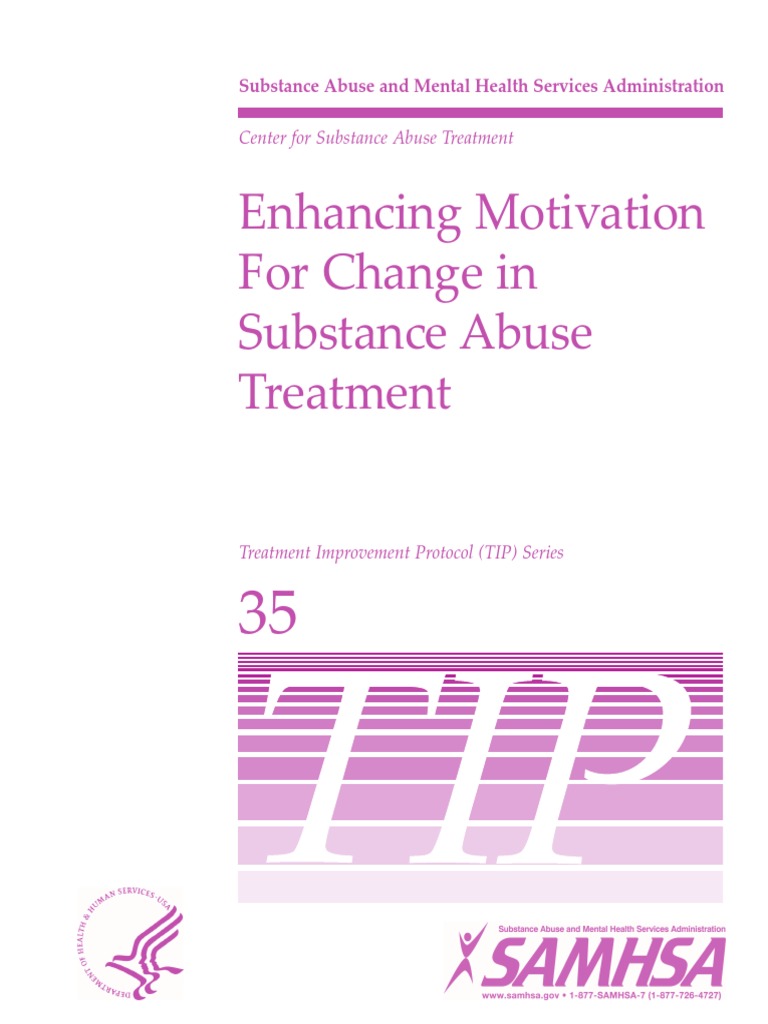 TIP 35: Enhancing Motivation For Change in Substance Abuse | PDF ...