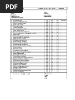 Mobile Crane or Boom Truck Checklist Rev4 | PDF | Crane (Machine ...