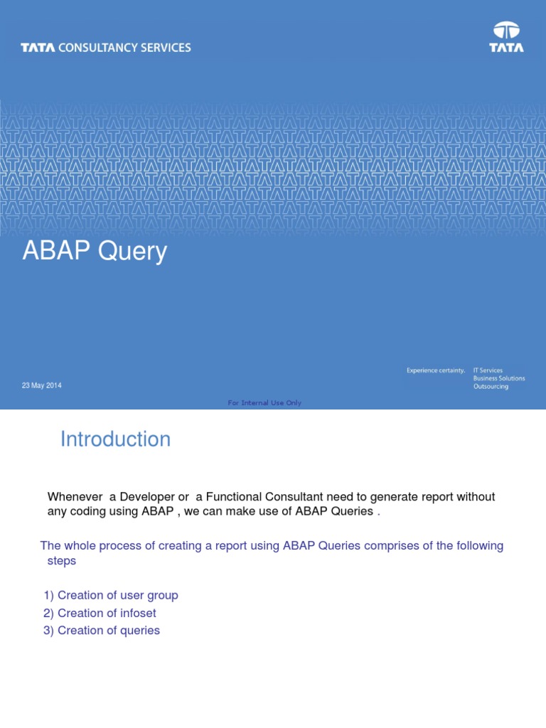 Sap Abap Query | PDF | Button (Computing) | Computer Engineering