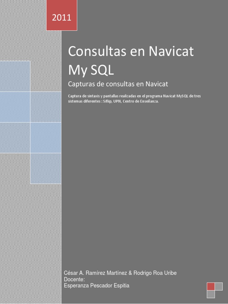 Consultas SQL en Navicat MySQL | PDF | Presupuesto | SQL