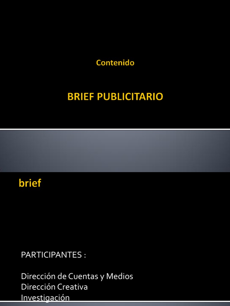 Brief Creativo | PDF | Publicidad | Marca