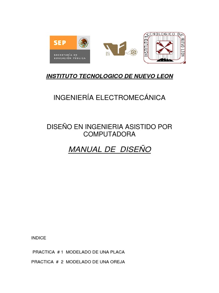Manual de Practicas en Solidworks 1
