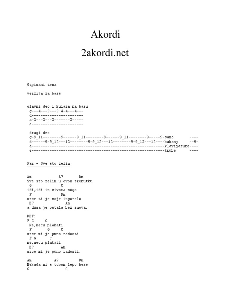 Akordi | PDF