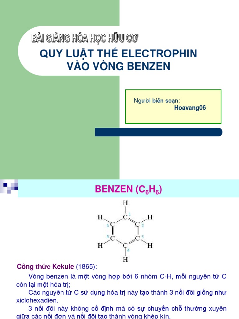 Quy Tắc Thế Vòng Benzen: Hướng Dẫn Chi Tiết Và Ứng Dụng Thực Tiễn