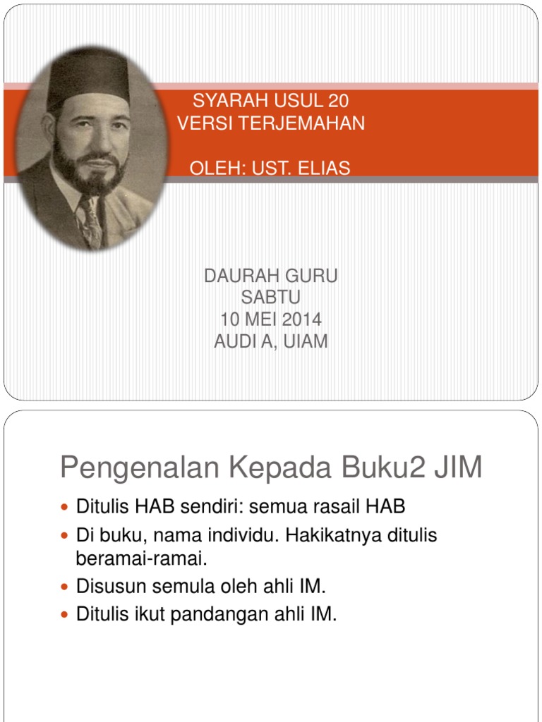 Usul 20: Panduan Dakwah IM | PDF