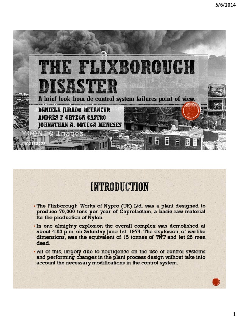 The Flixborough Disaster. | Disaster And Accident | Chemistry