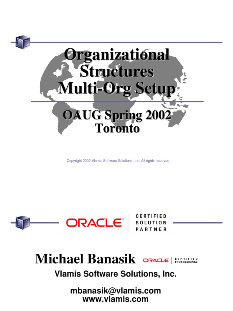 Oracle Multi-Org | PDF | Oracle Database | Human Resources