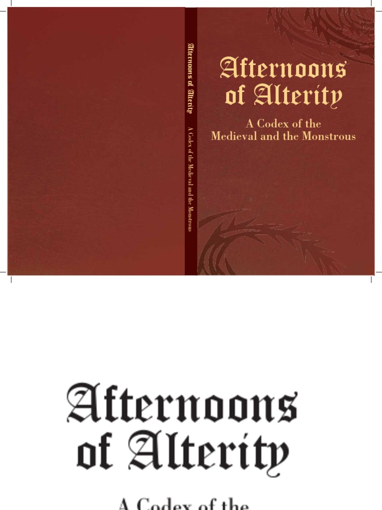 Afternoons of Alterity | PDF | Beowulf | Cain And Abel