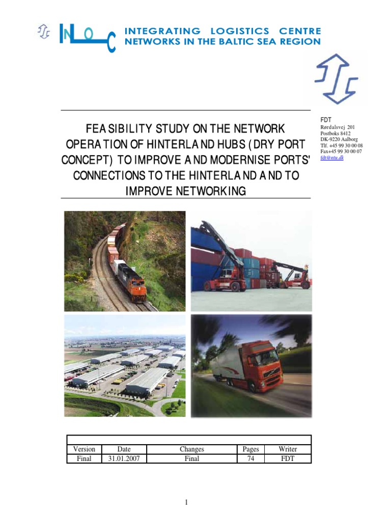 Dry Port Feasibility Study | PDF | Port | Transport