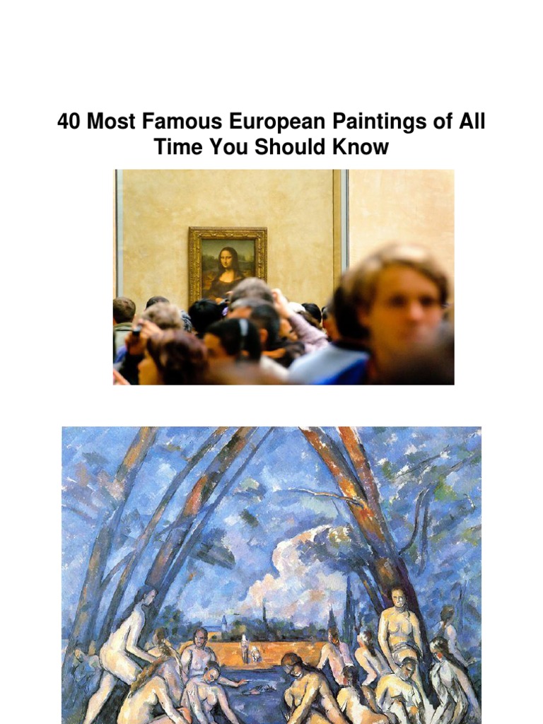 40 Most Famous European Paintings of All Time You Should Know | PDF
