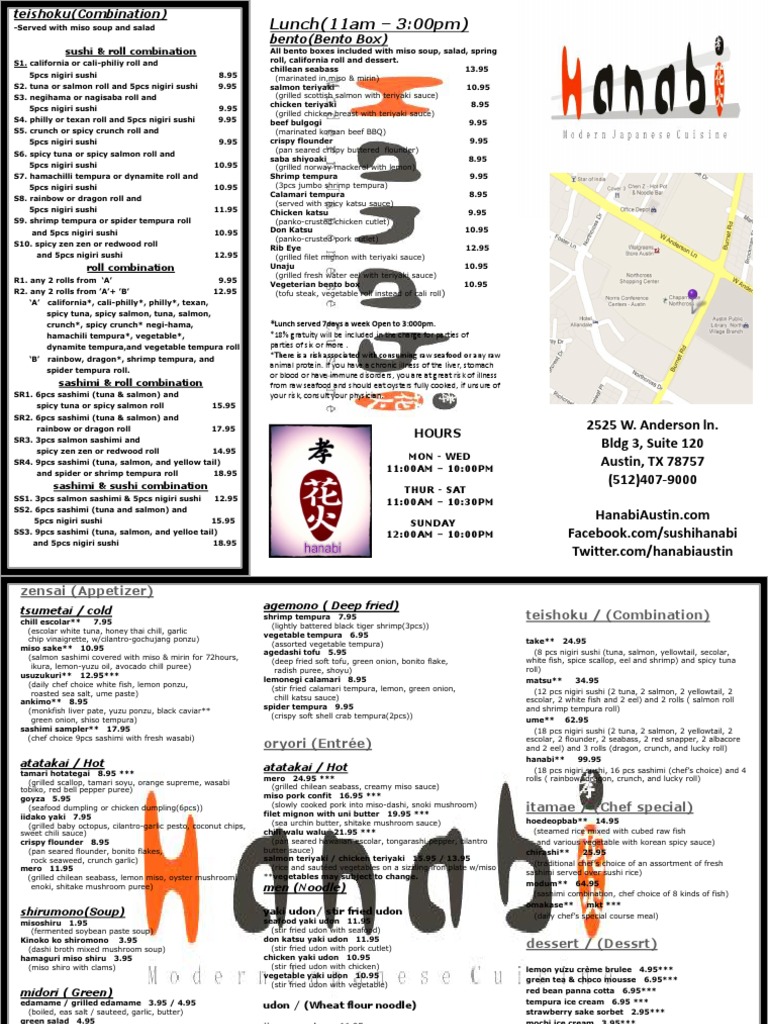 Togo Menu Final Sep.2013 | PDF | Sushi | Japanese Cuisine