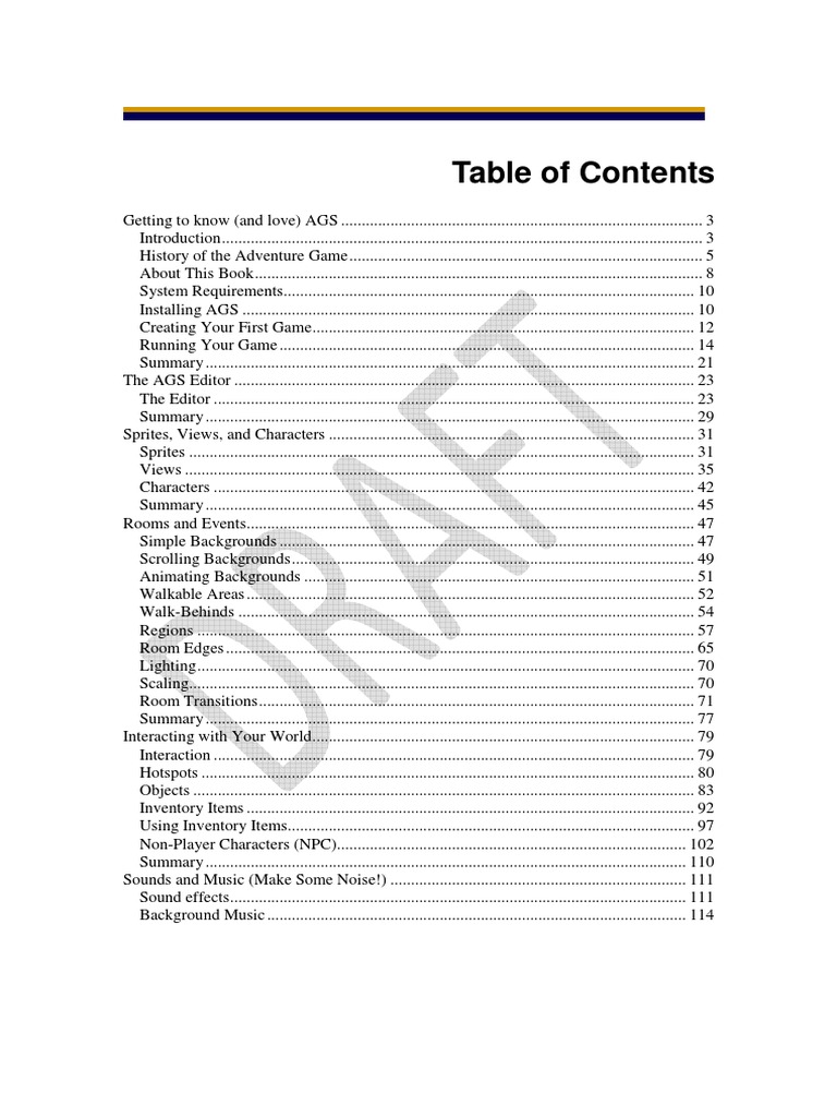 Adventure Game Studio Book | PDF | Point And Click | Video Games