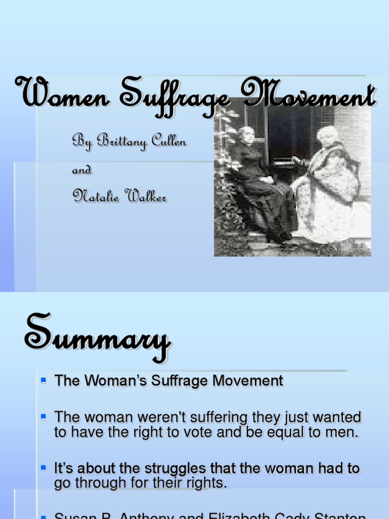 Woman Suffrage | PDF | Women's Suffrage | Women's Rights