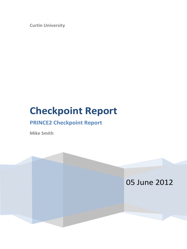 Checkpoint Report | Business | Technology
