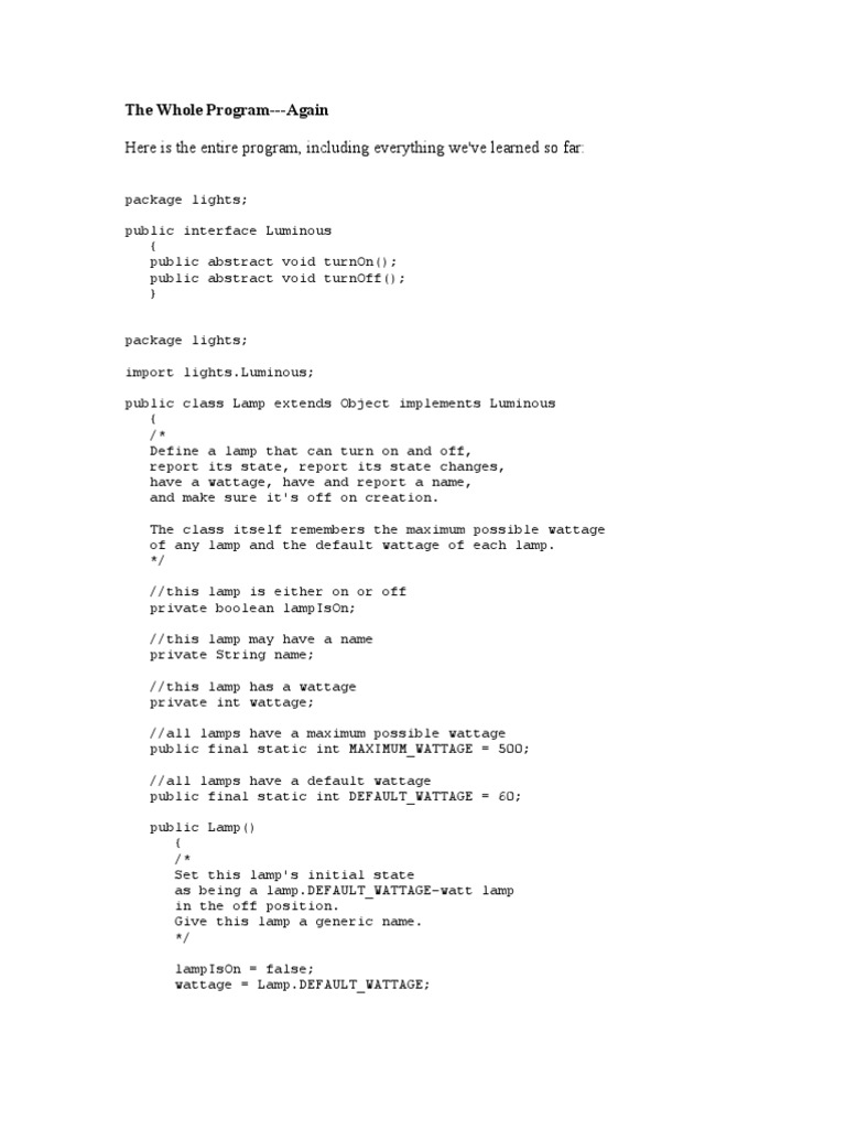 The Whole Program | PDF | Array Data Structure | Software Development