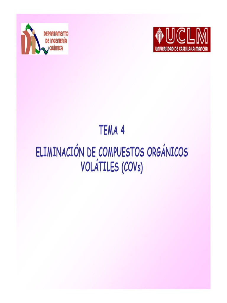 Compuestos Volatiles Organicos PDF | PDF