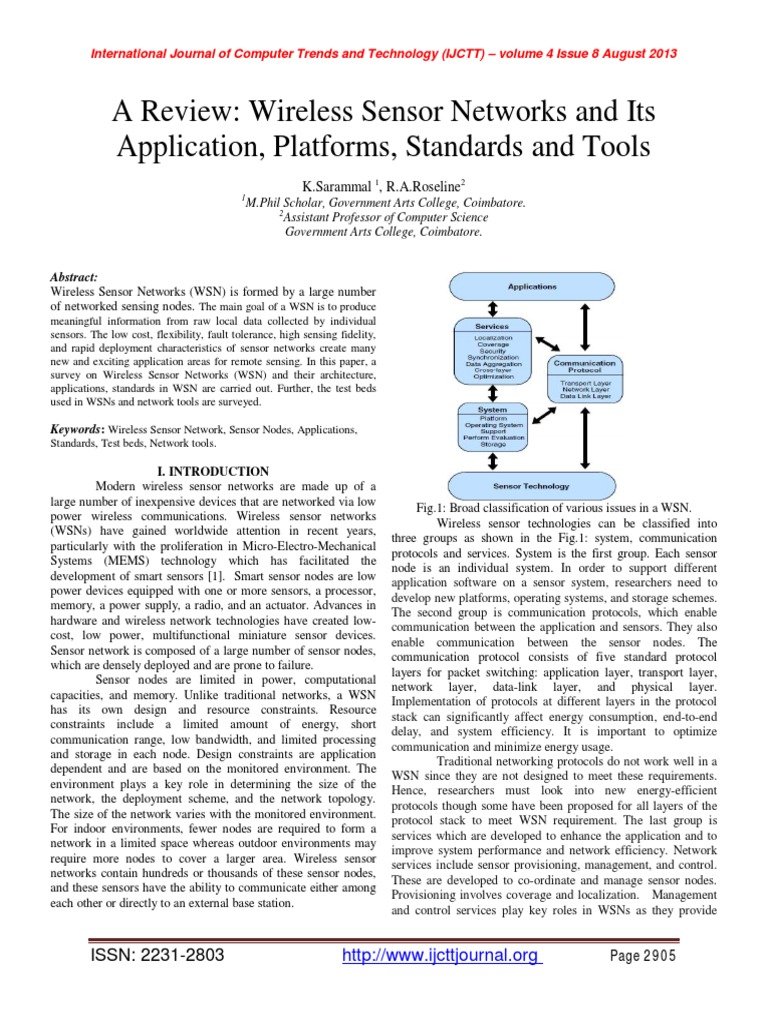 Wireless Sensor Networks Overview | PDF | Wireless Sensor Network ...