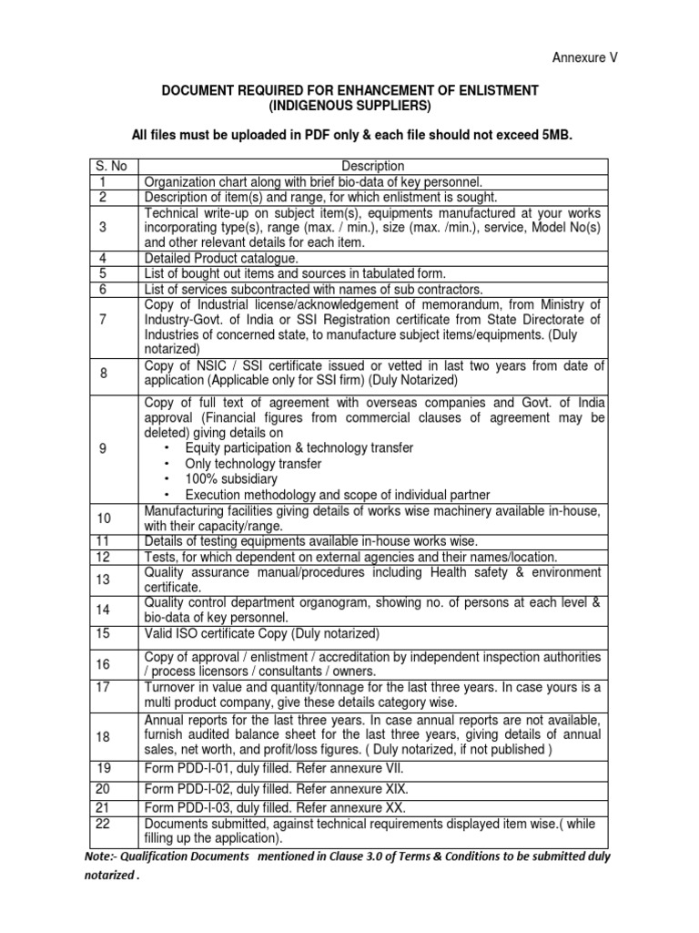 Document Required For Enhancement of Enlistment-Indigenous | PDF | Notary Public | Business