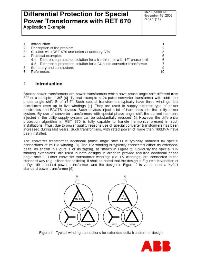 SA2007-000028 - en Differential Protection For Special Power ...