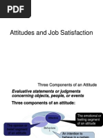 Major Job Attitudes | PDF | Job Satisfaction | Social Psychology