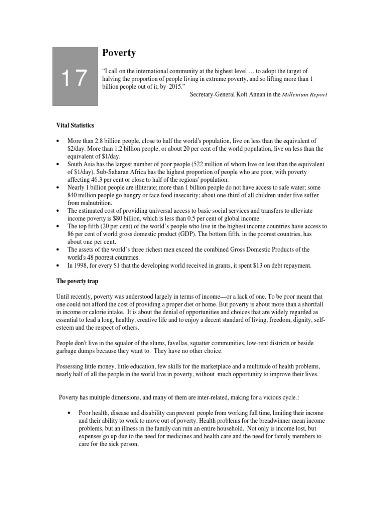 Poverty | Poverty | Poverty & Homelessness | Free 30-day Trial | Scribd