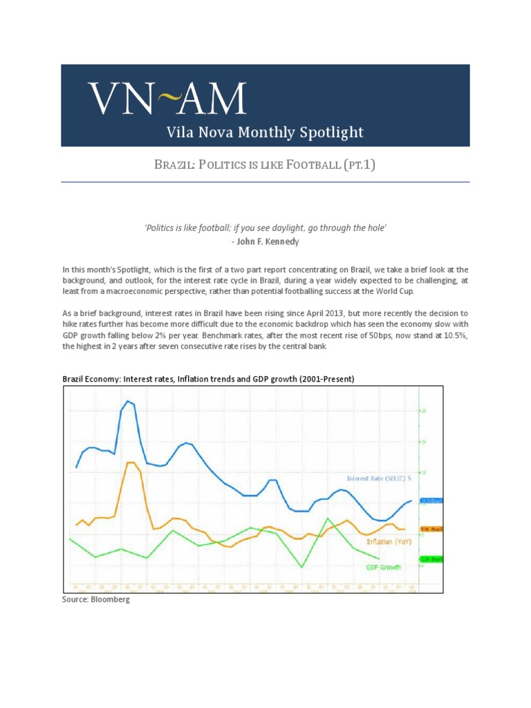 Monthly Spotlight Brazil | PDF | Inflation | Interest Rates